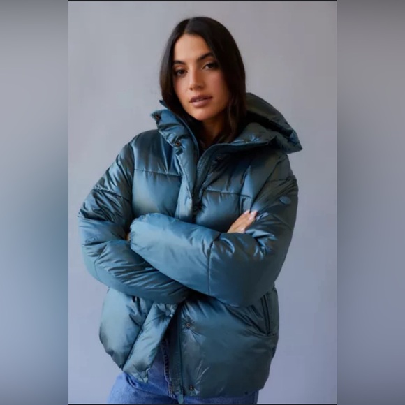 SAVE THE DUCK | Jackets & Coats | Save The Duck Womens Nicki Water Repellent Hooded Puffer ...